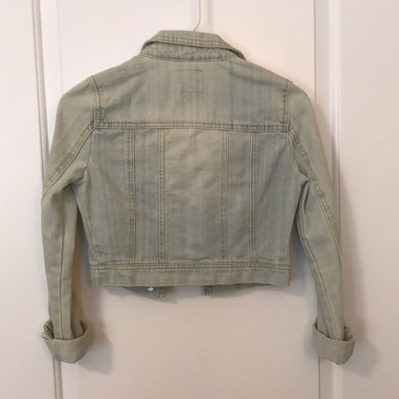 Jackets & Coats | Light Wash Cropped Denim Jacket | Poshmark